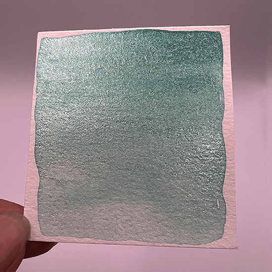 Mermaid Shimmer Watercolour Paint Half Pan – Shimmer Drops Paint