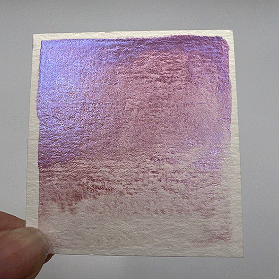 Ultraviolet Shimmer Watercolour Paint Half Pan – Shimmer Drops Paint