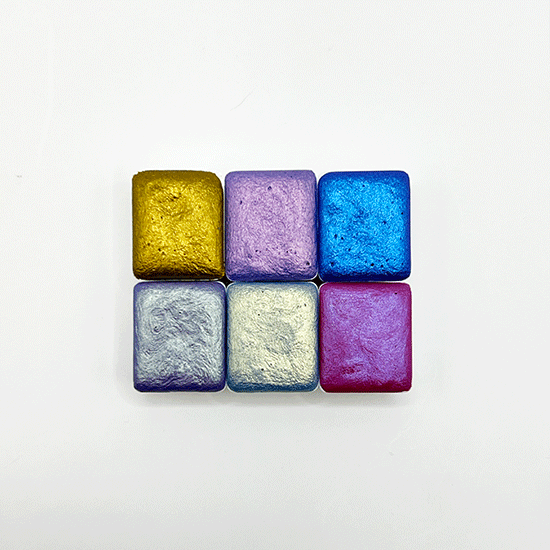 Duochrome Watercolour Palette – Shimmer Drops Paint