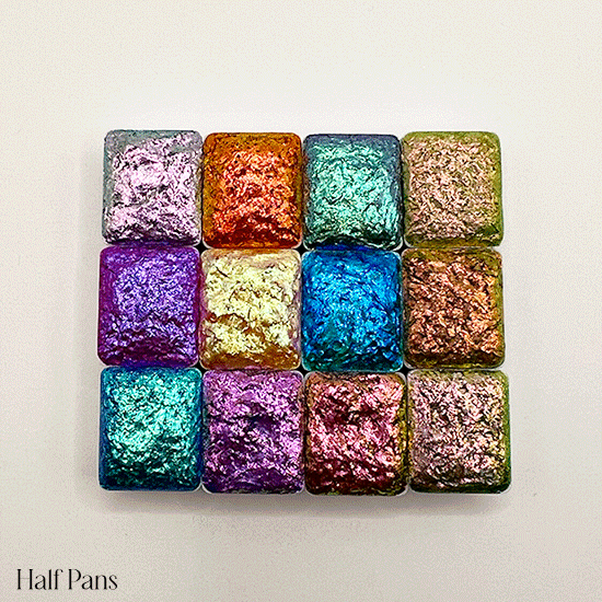 Gemstone Watercolour Palette – Shimmer Drops Paint