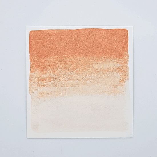 Maple Syrup Shimmer Watercolour Paint Half Pan – Shimmer Drops Paint