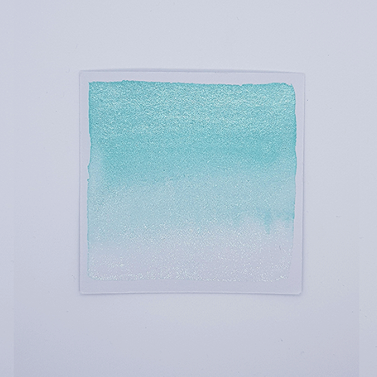 Mermaid Shimmer Watercolour Paint Half Pan – Shimmer Drops Paint