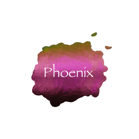 Phoenix Colour Shift Watercolour Paint Half Pan – Shimmer Drops Paint
