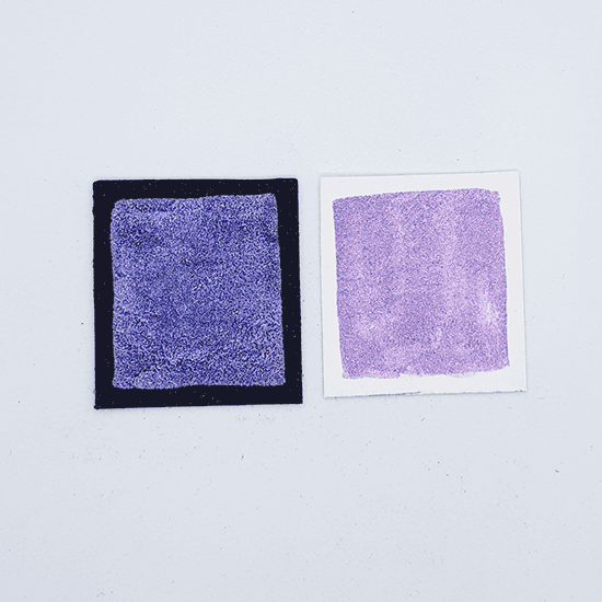 Purple Flair Shimmer Watercolour Paint Half Pan (Limited Edition ...