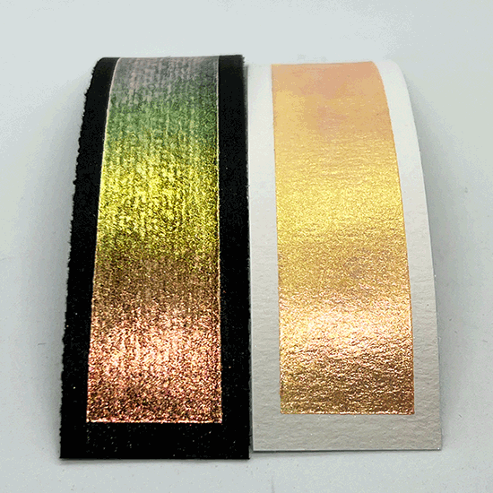 Solar Flare Colour Shift Watercolour Paint Half Pan – Shimmer Drops Paint