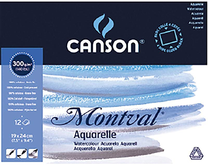 Canson Montval Watercolour Paper – Shimmer Drops Paint